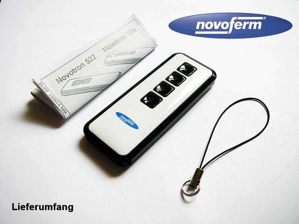 4-Kanal Novoferm Mini-Novotron 524 Handsender-80800407 / TM15910101150